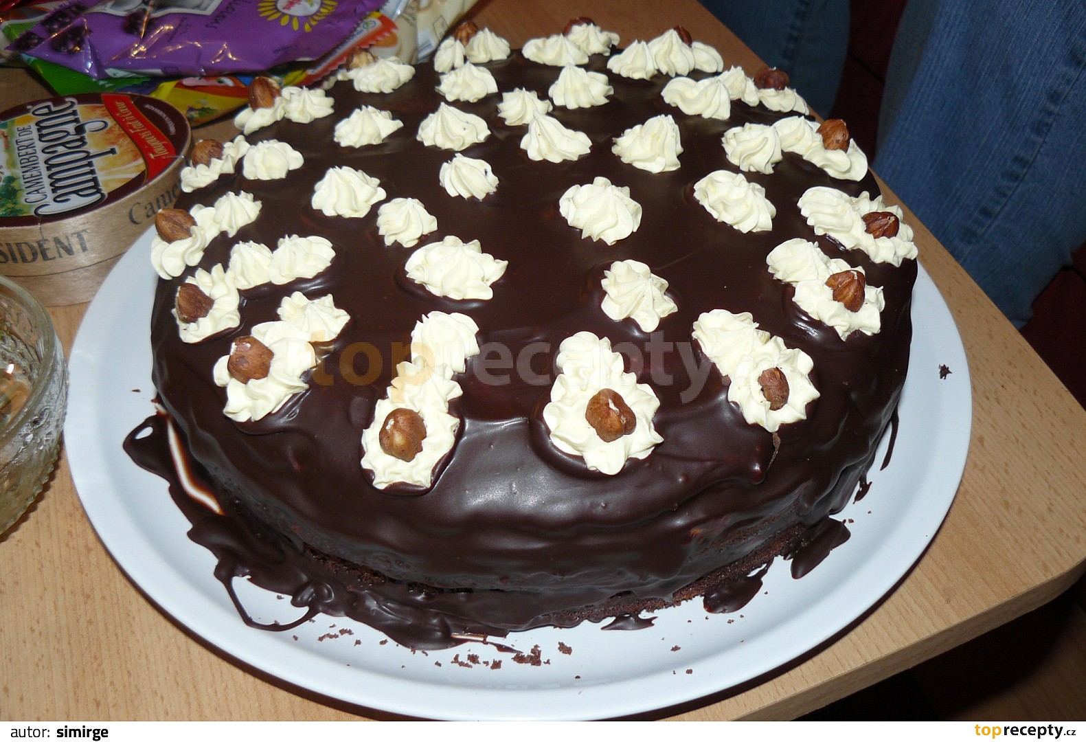Báječný čokoládový dort recept - TopRecepty.cz