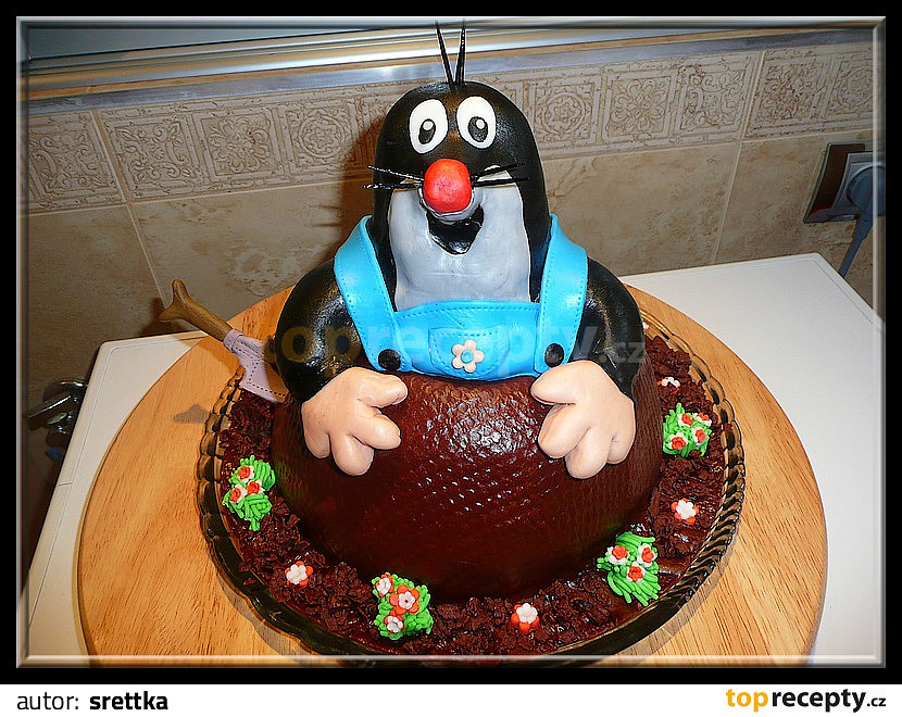 Dort krtek ve 3D recept - TopRecepty.cz