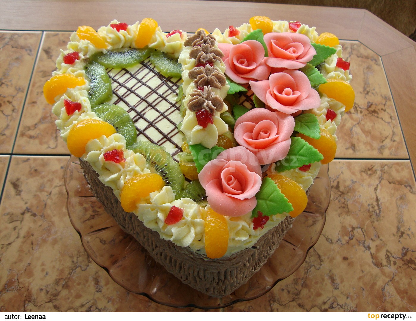 Dort srdce recept - TopRecepty.cz