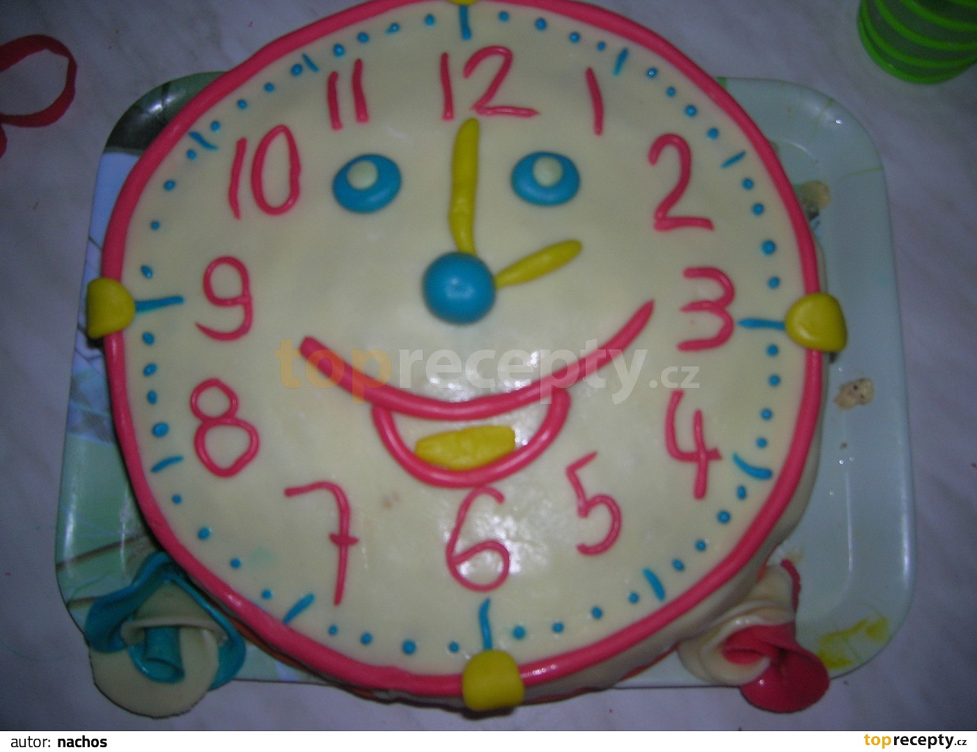 Hodinový dort pro děti recept - TopRecepty.cz