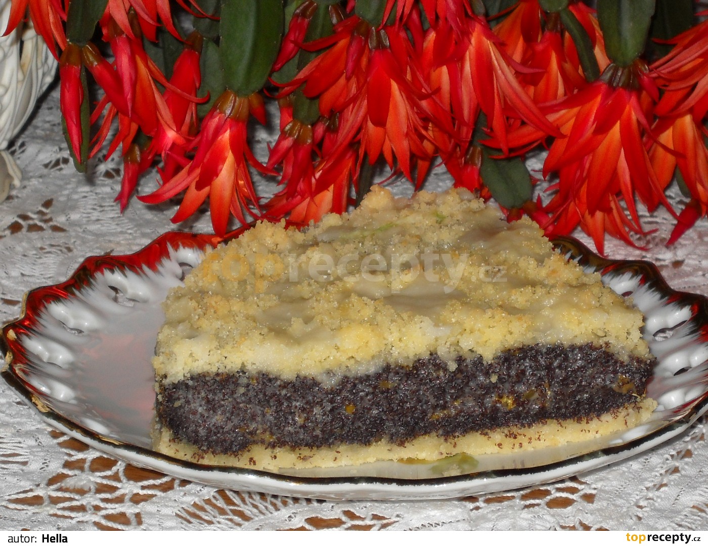 Křehký makový koláč recept - TopRecepty.cz