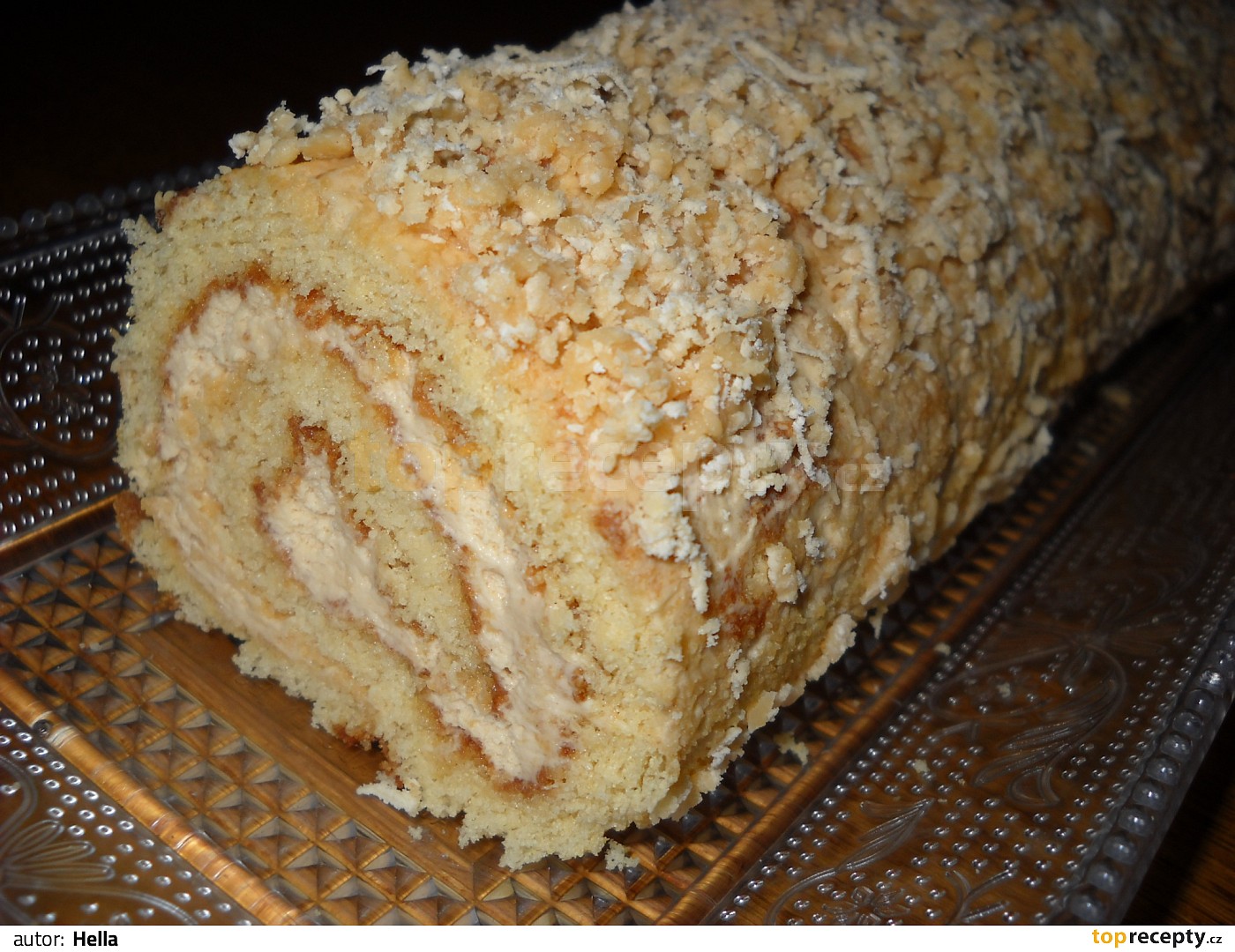 Medová roláda "Karamelka" recept - TopRecepty.cz