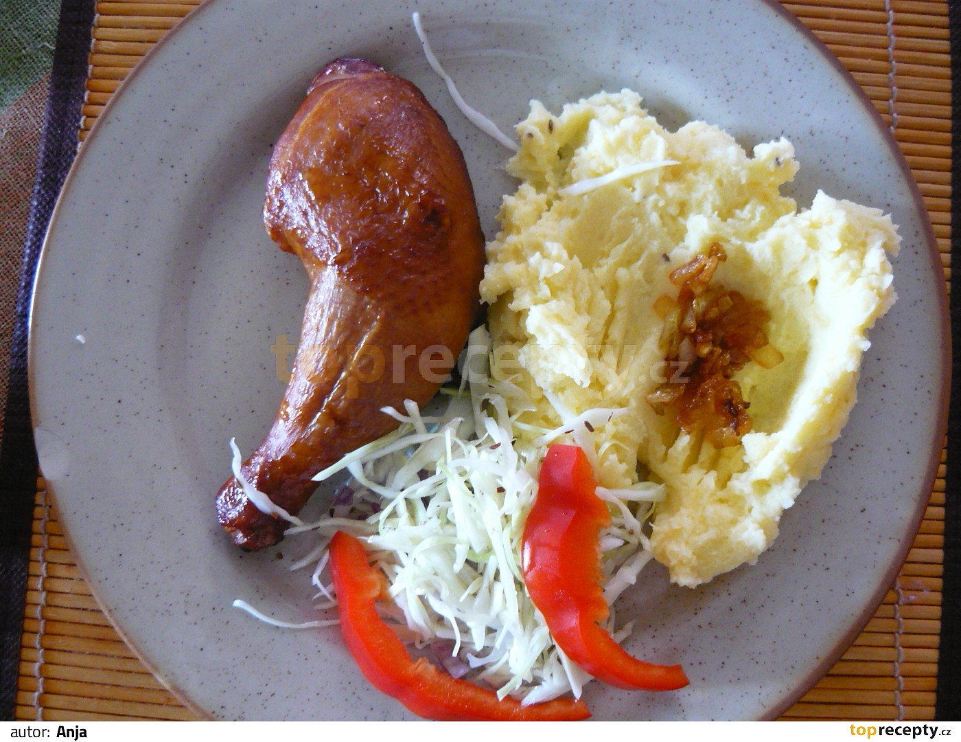 Pečené kuře recept - TopRecepty.cz