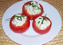 Játry plněná rajčata a žampiony recept - TopRecepty.cz