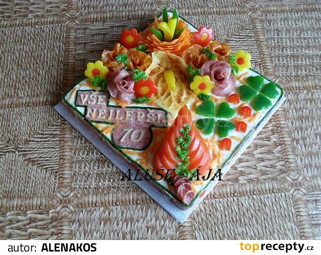 Slaný dort - "70" recept - TopRecepty.cz