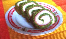 Špenátová rolka recept - TopRecepty.cz