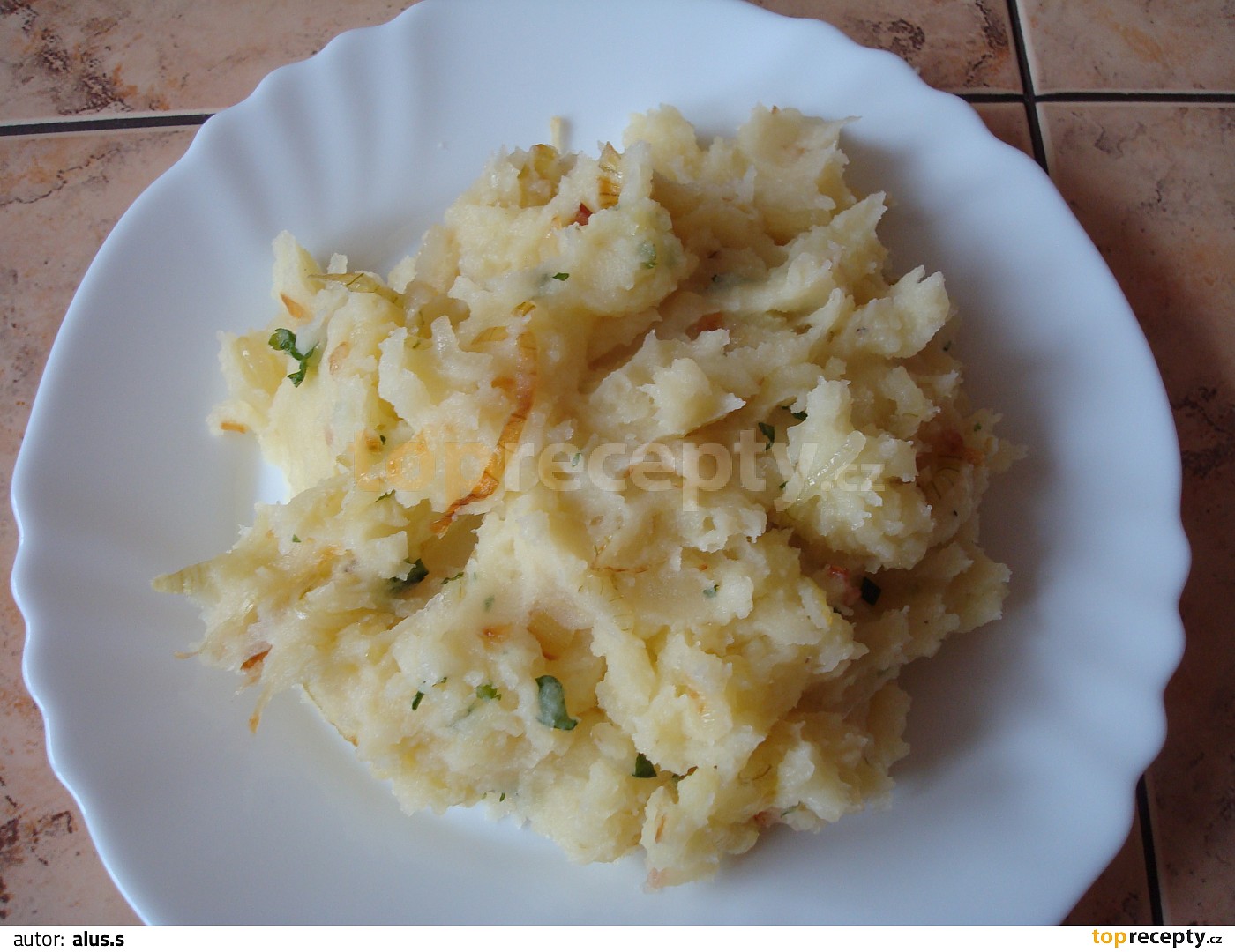 Šťouchané brambory recept - TopRecepty.cz