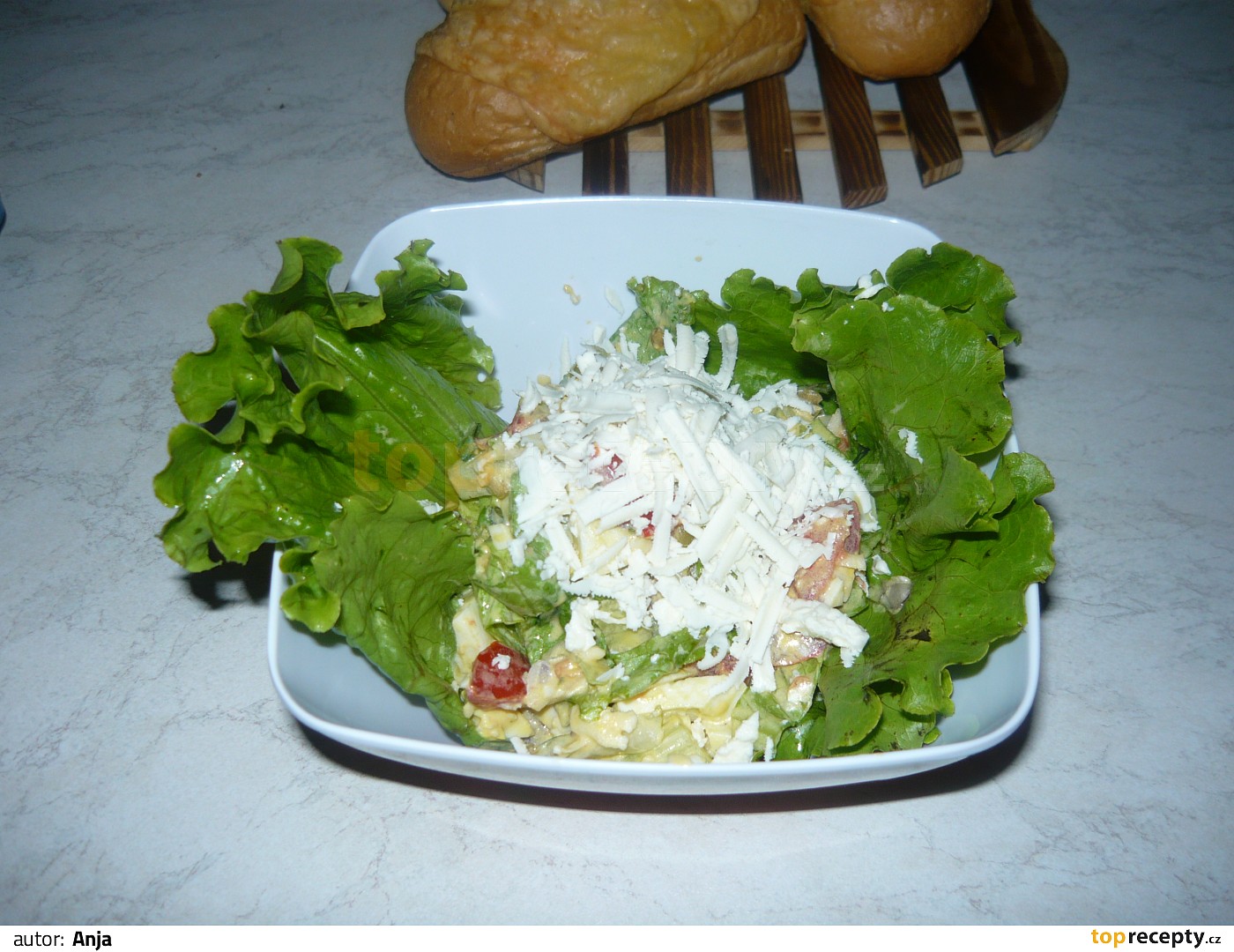 Vajíčkový salát recept - TopRecepty.cz