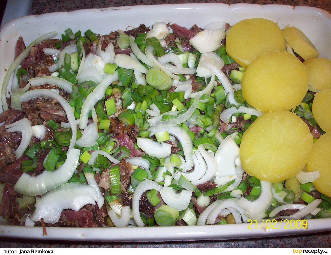 Francouzské brambory recept - TopRecepty.cz