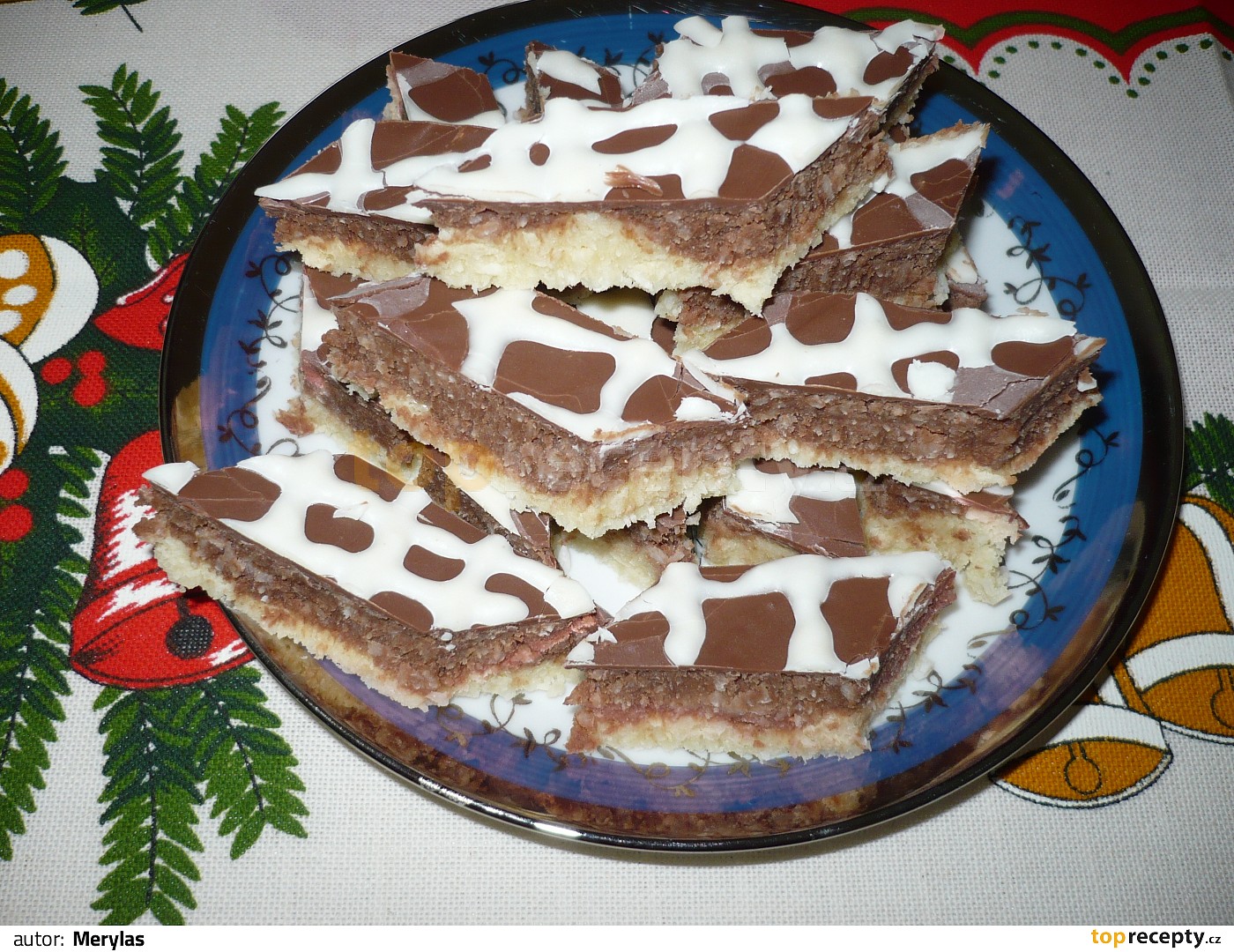 Kokosové nepečené řezy recept - TopRecepty.cz