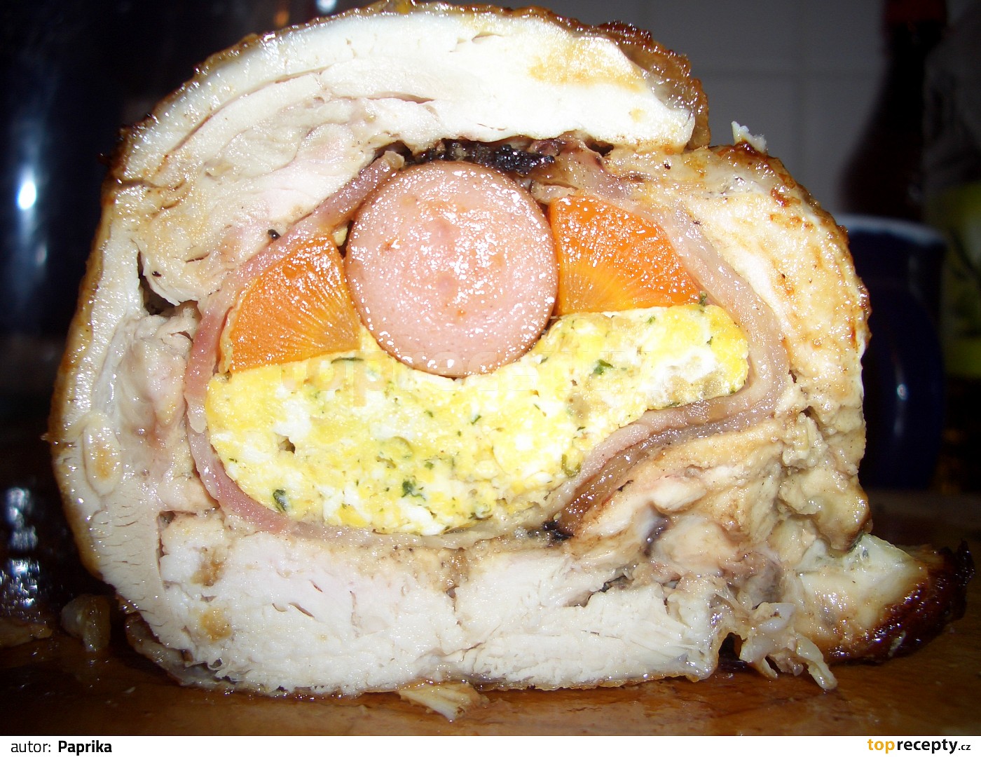 Kuřecí roláda recept - TopRecepty.cz