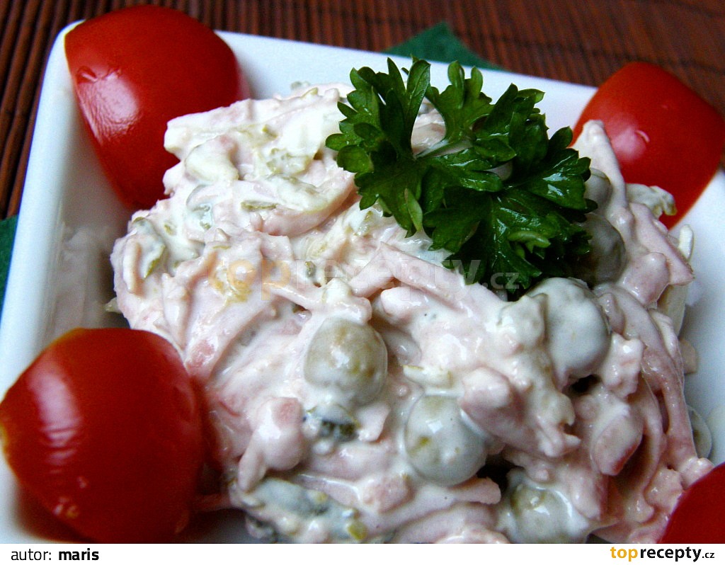 Pařížský salát recept - TopRecepty.cz