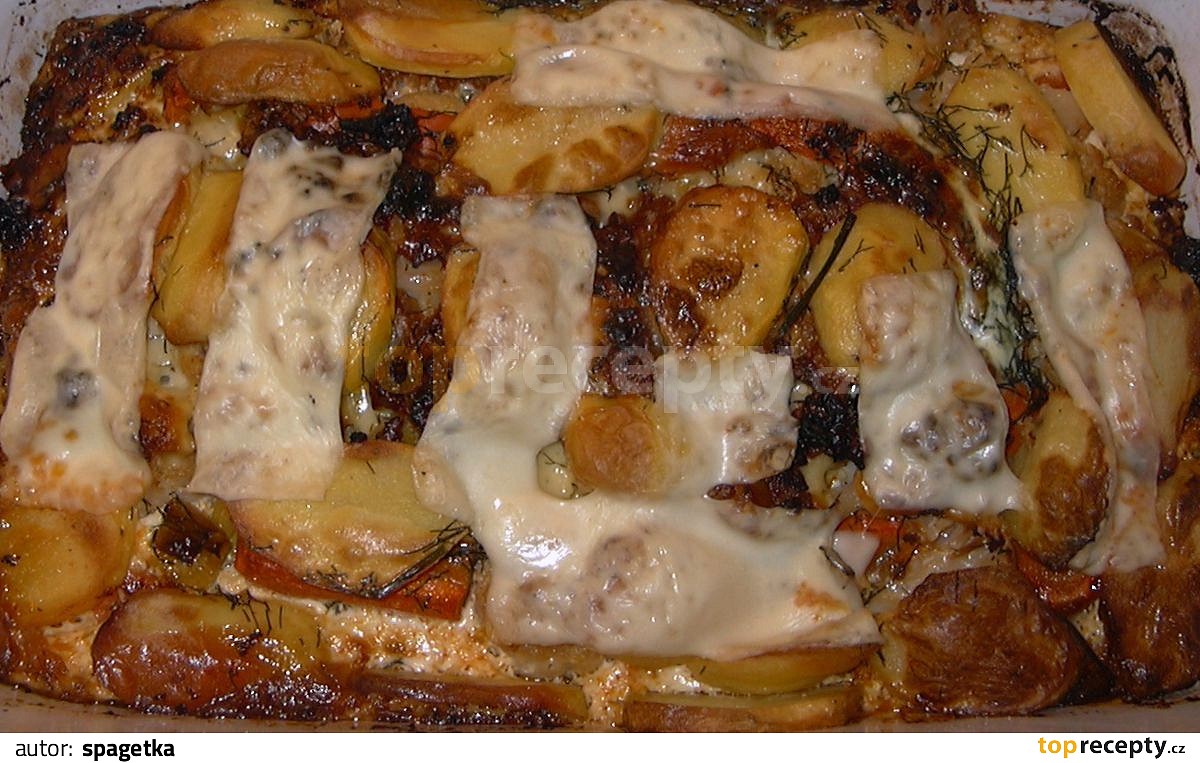 Zapékané mleté maso se zeleninou recept - TopRecepty.cz