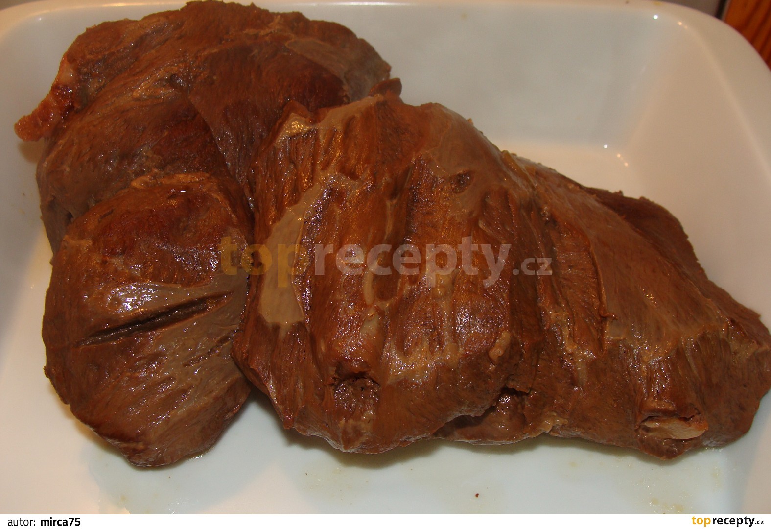 Hovězí srdce na smetaně-svíčková - TopRecepty.cz