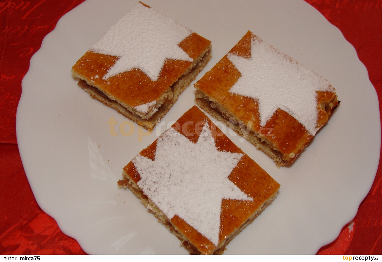 Jablkové řezy recept - TopRecepty.cz