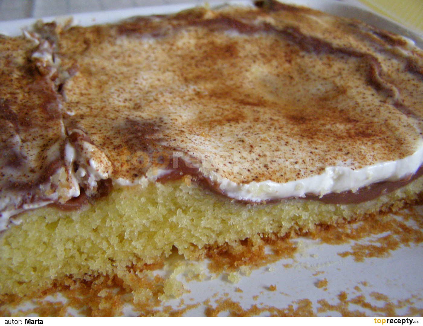 Buchta se zakysanou smetanou recept - TopRecepty.cz