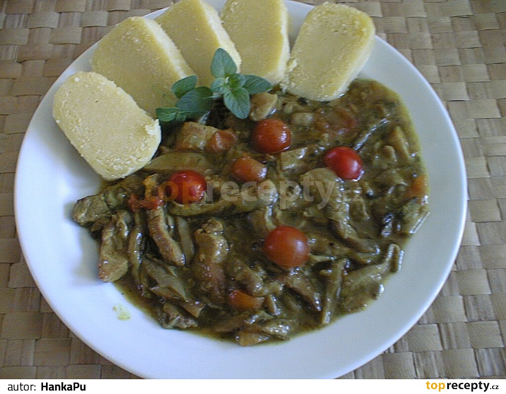 Dušená hlíva ústřičná recept - TopRecepty.cz