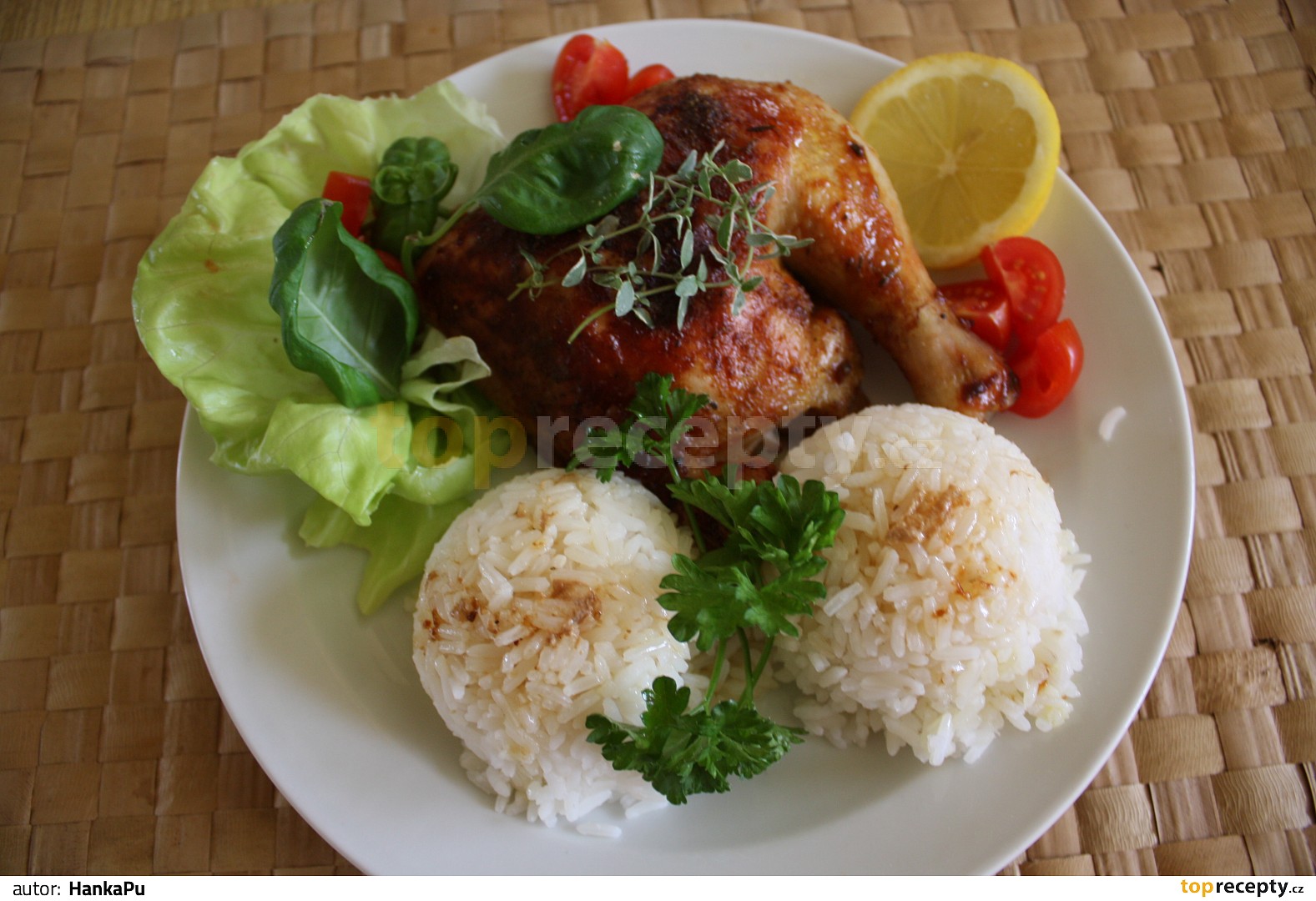 Kachna pečena na medu a tymiánu recept - TopRecepty.cz