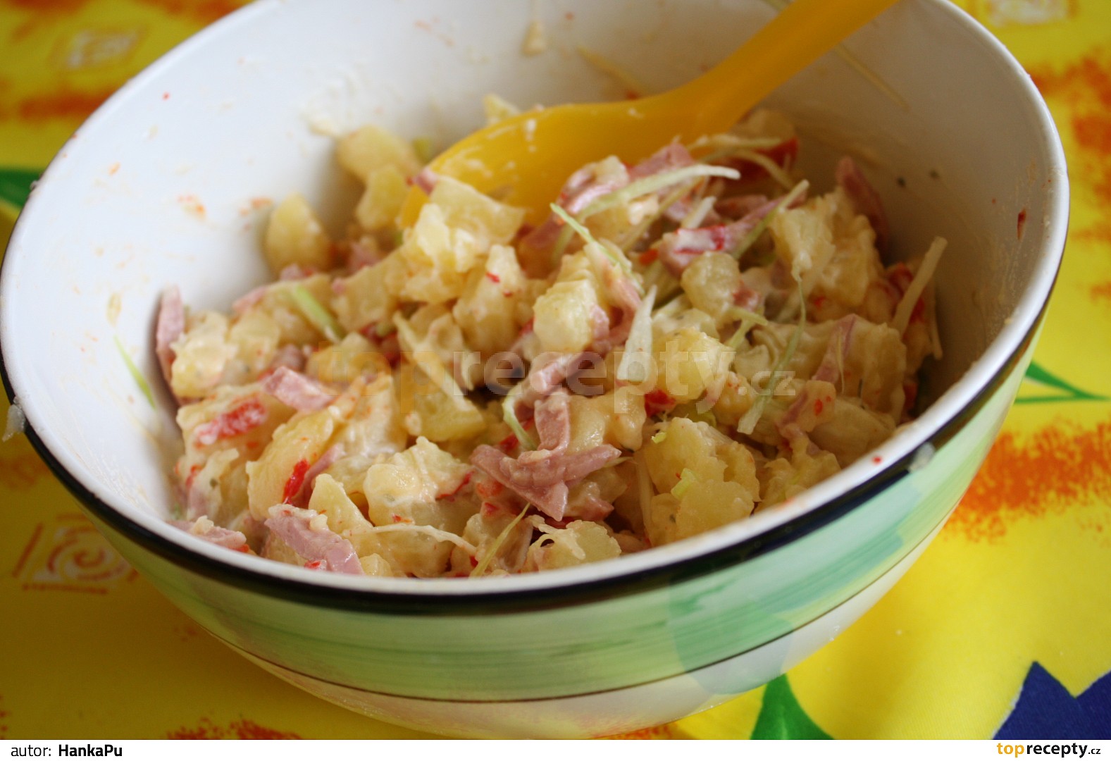 Bramborový salát recept - TopRecepty.cz