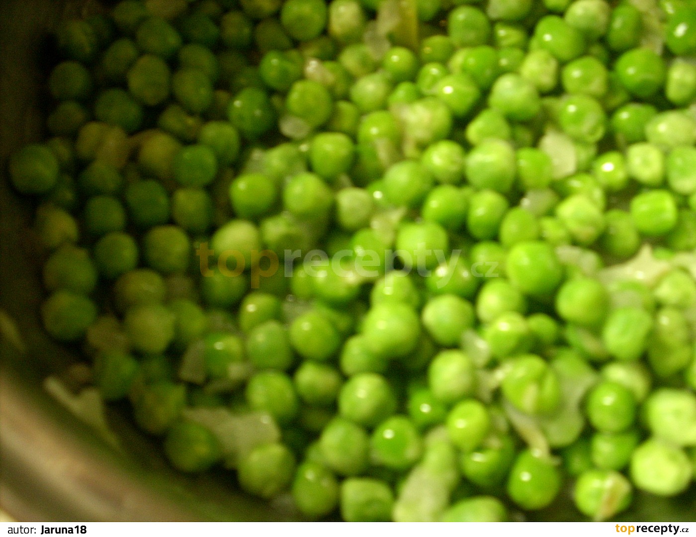 Dušený hrášek recept - TopRecepty.cz