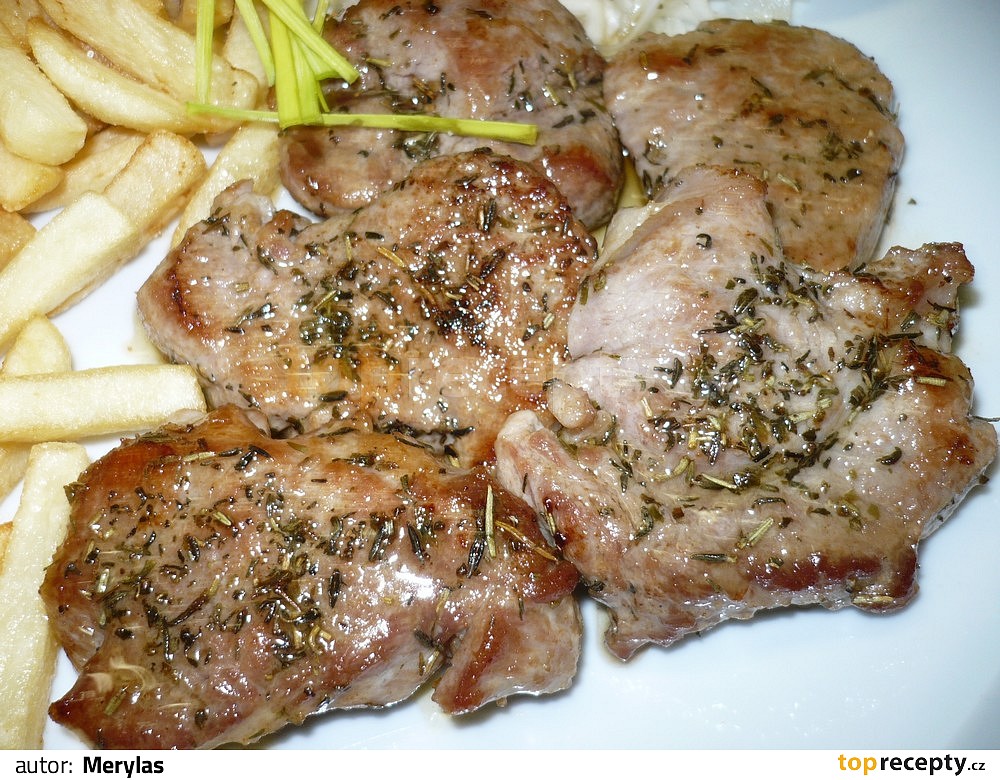 Provensálské medailonky z panenky recept - TopRecepty.cz