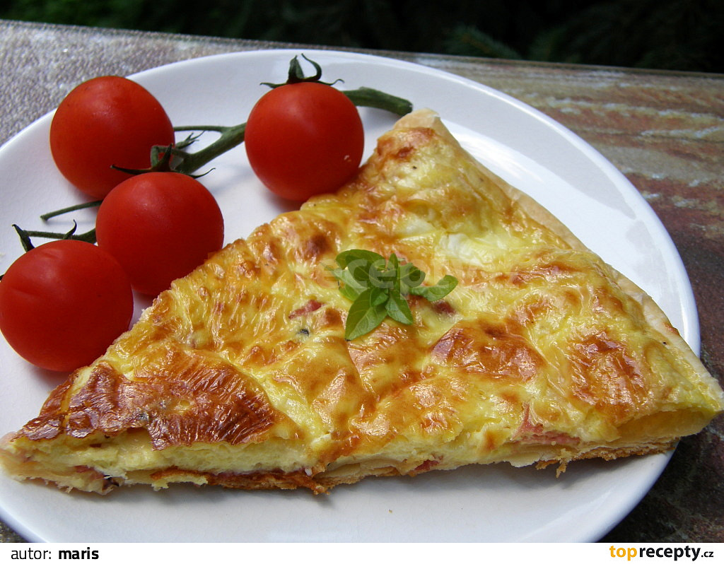 Slaný koláč recept - TopRecepty.cz