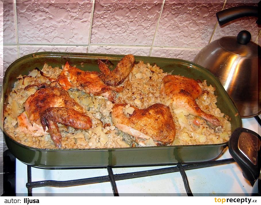Kuře na zelí recept - TopRecepty.cz