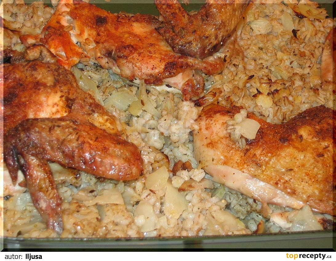 Kuře na zelí recept - TopRecepty.cz