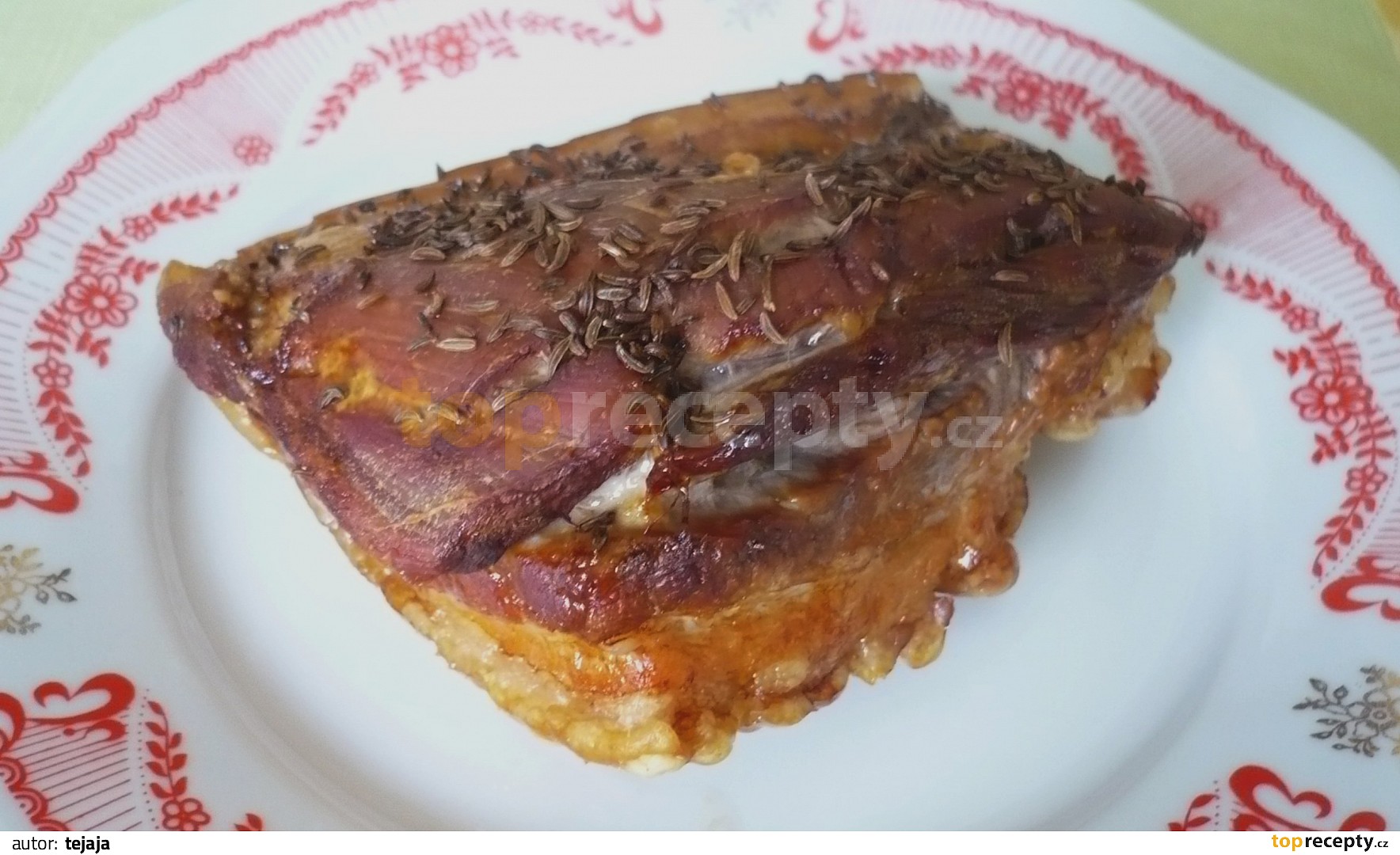 Pečený vepřový bůček recept - TopRecepty.cz