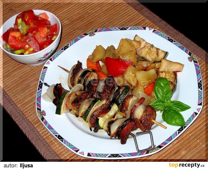 Špízy - dva v jednom recept - TopRecepty.cz