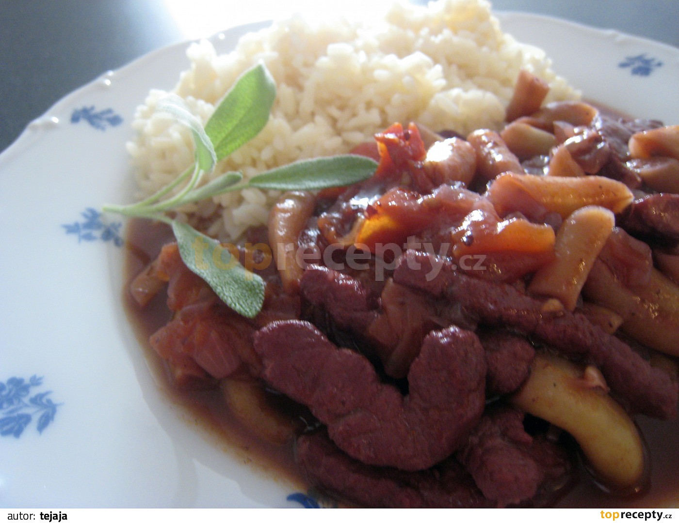 Vepřové ragů recept - TopRecepty.cz