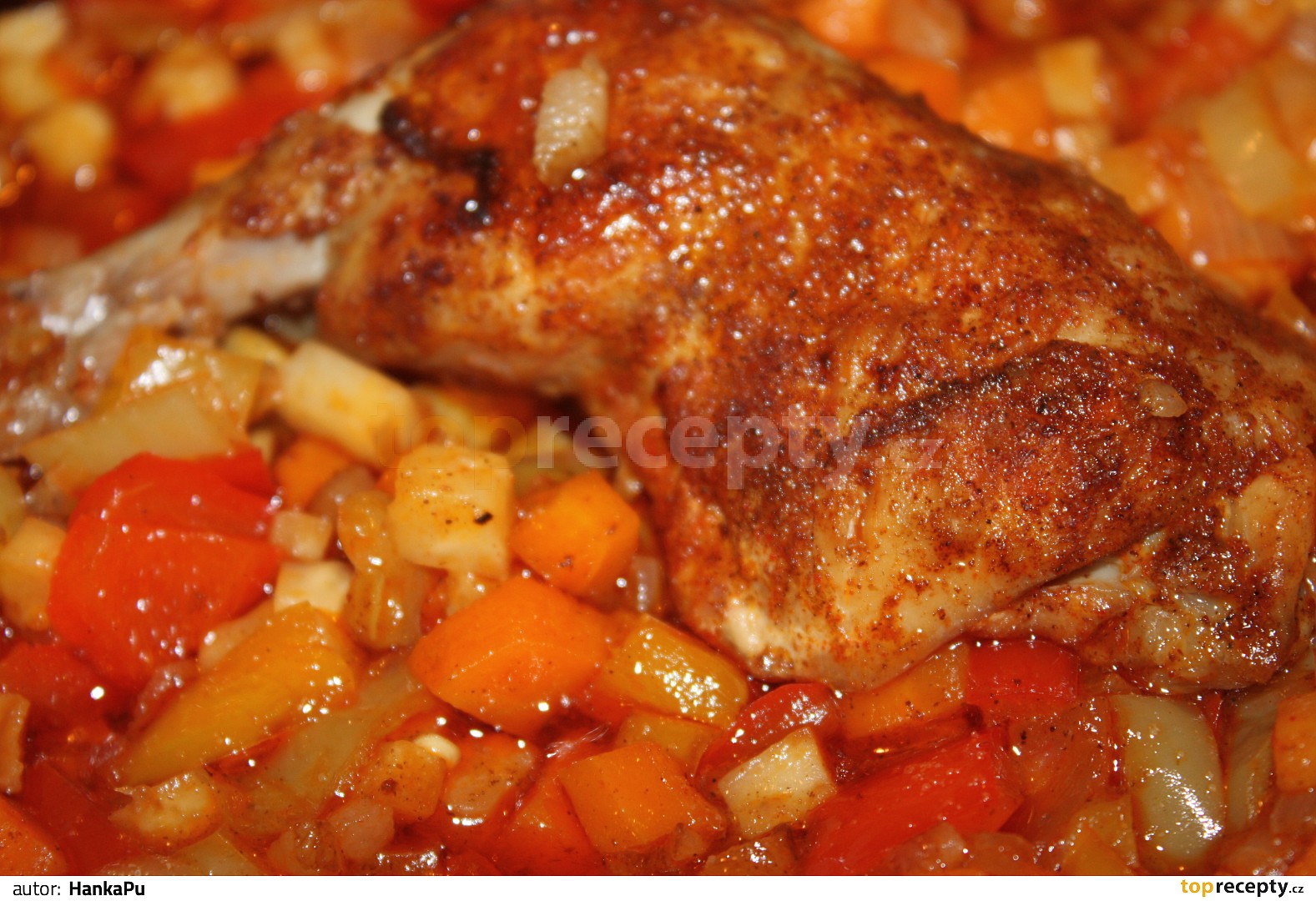 Kuřecí perkelt se zeleninou recept - TopRecepty.cz