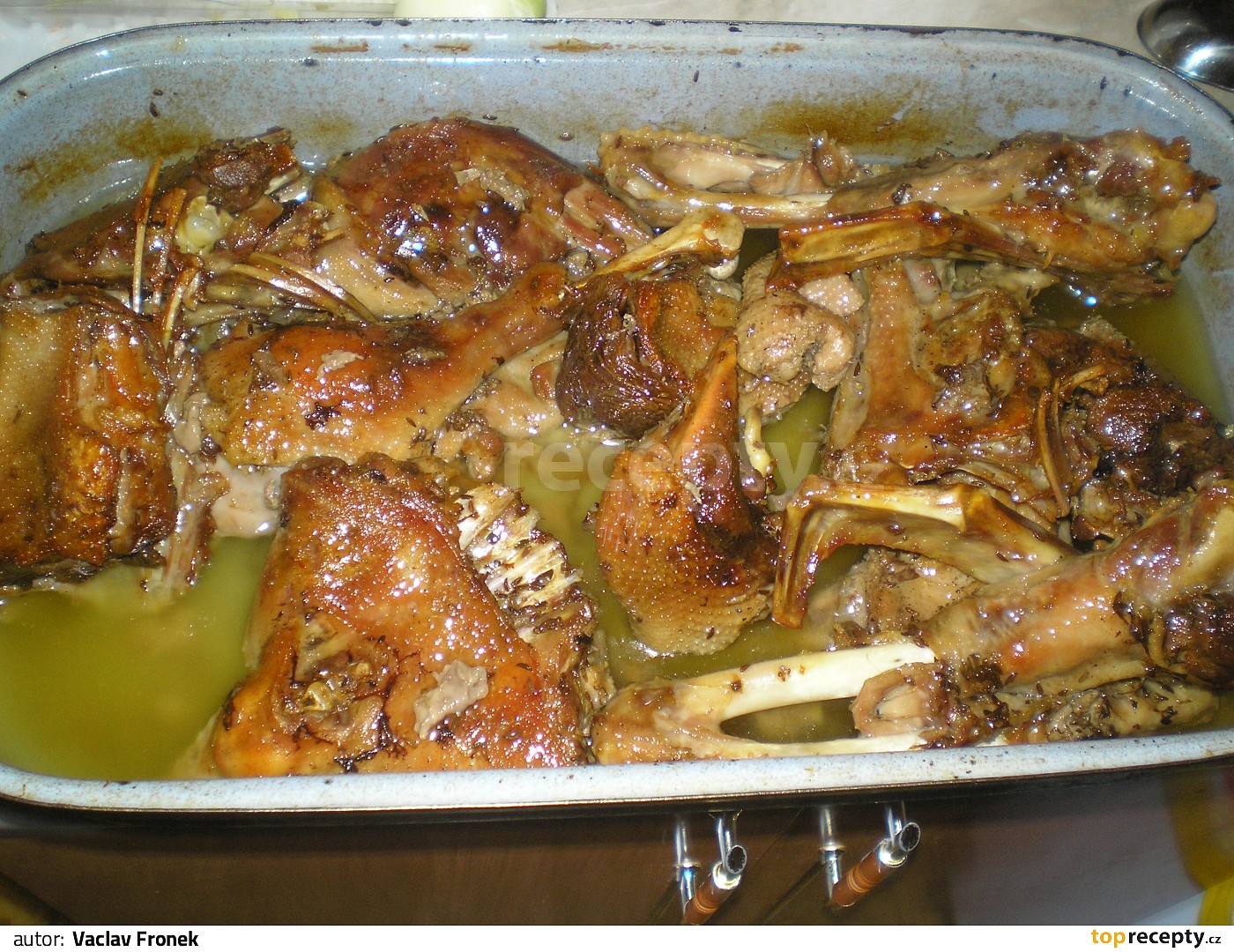 Husa a kachna pečená recept - TopRecepty.cz