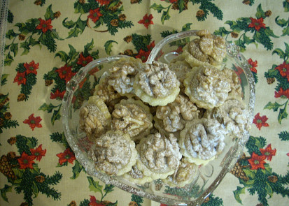 Linecké koláčky ořechové - TopRecepty.cz