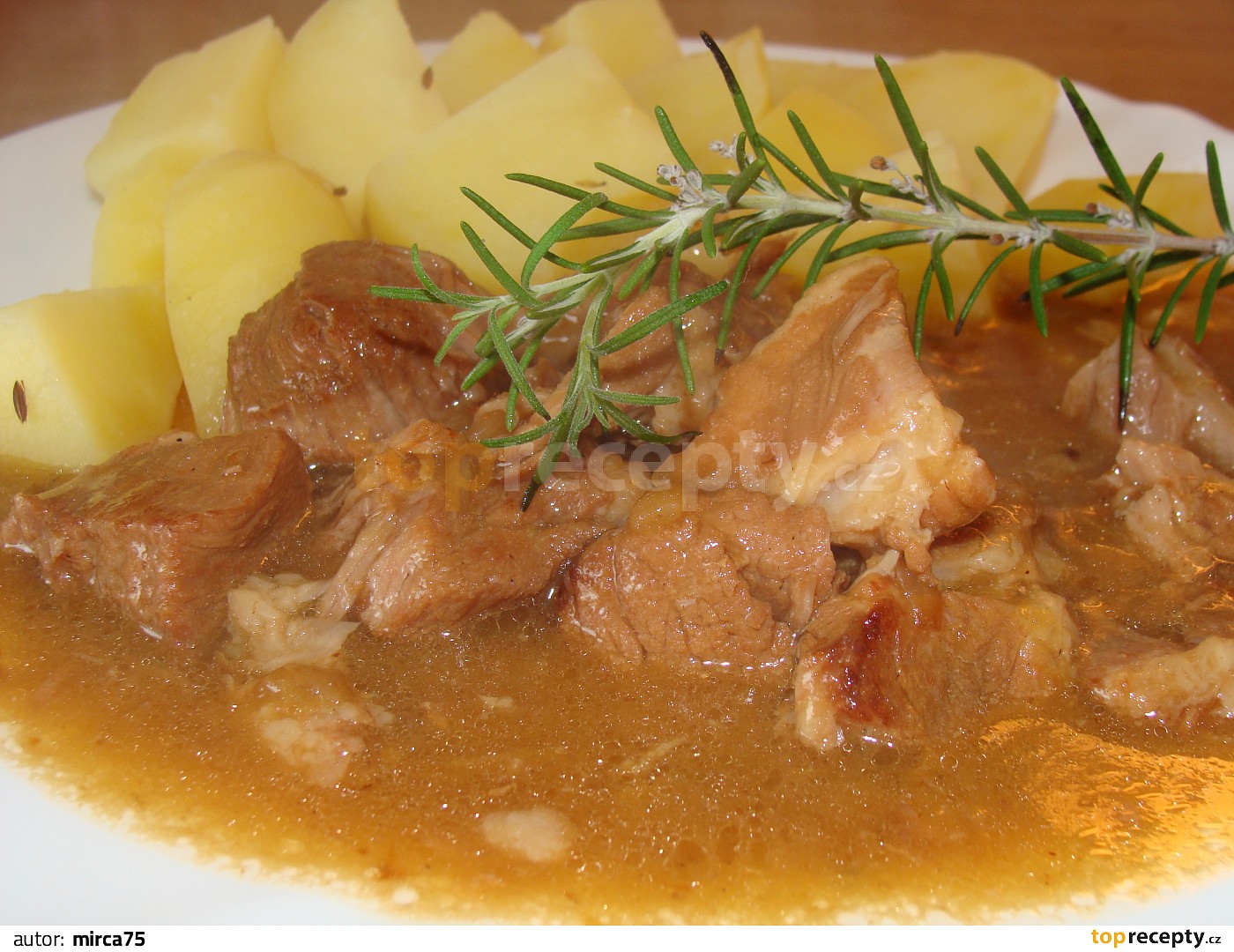 Vepřová plec na kmíně recept - TopRecepty.cz