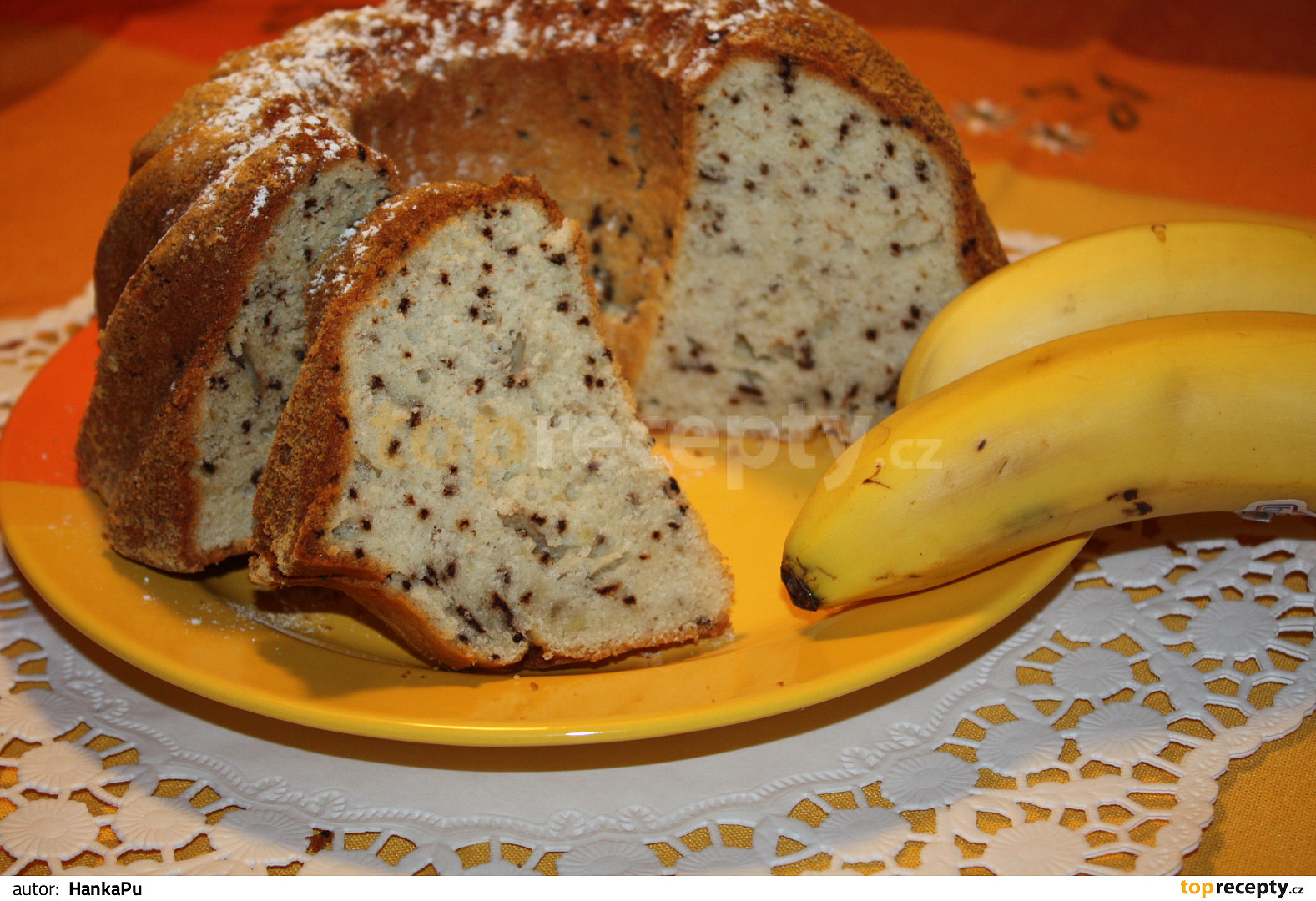 Banánová bábovka recept - TopRecepty.cz