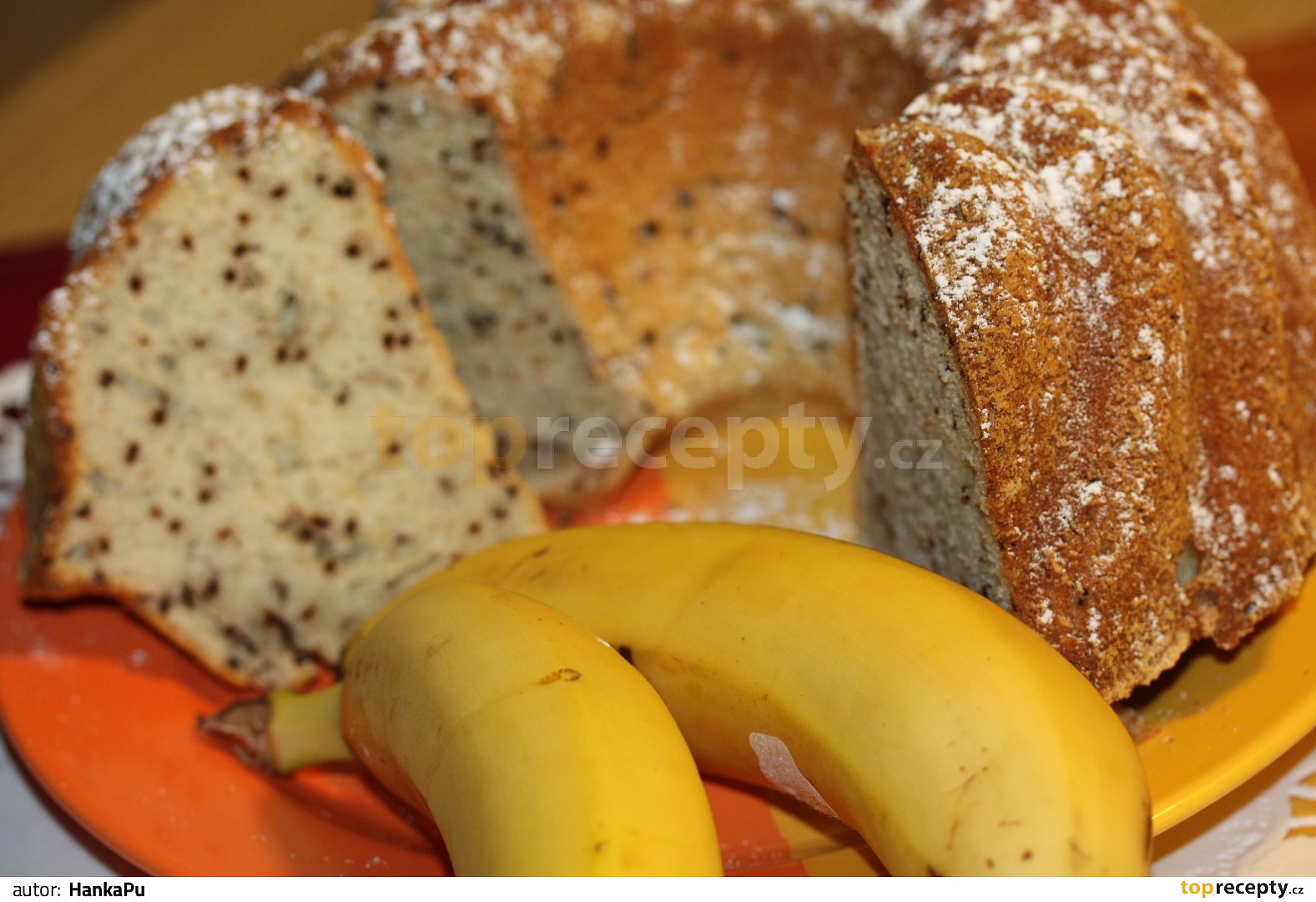 Banánová bábovka recept - TopRecepty.cz