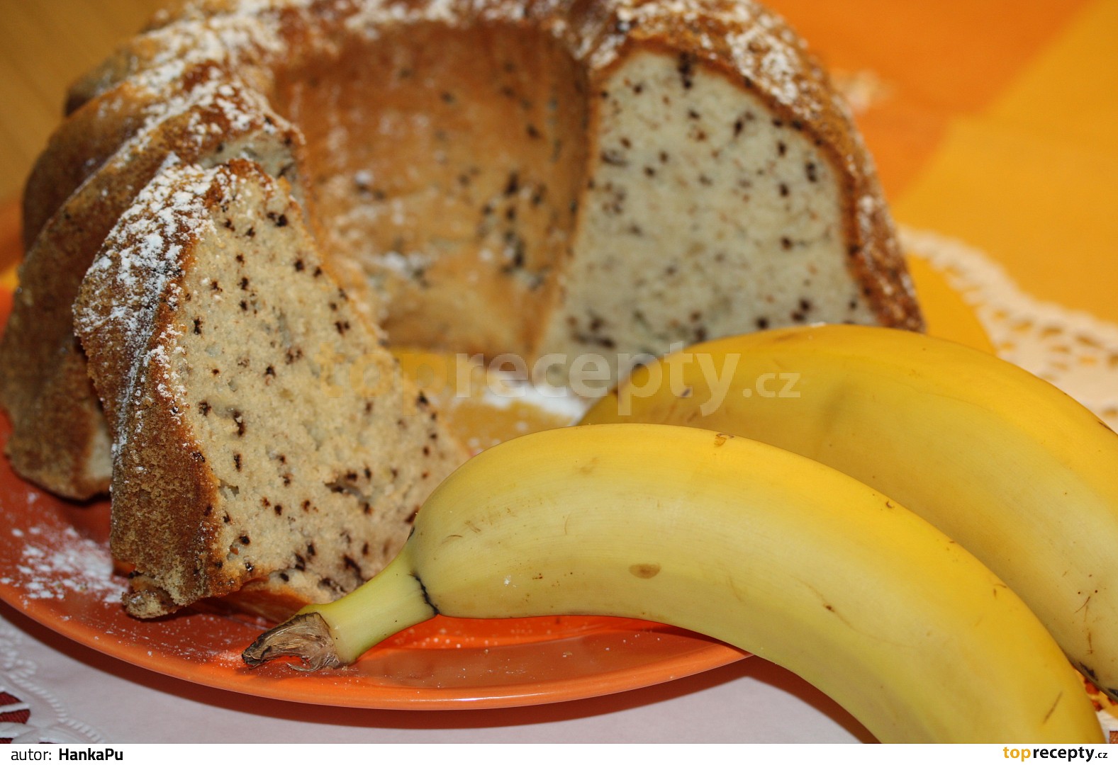 Banánová bábovka recept - TopRecepty.cz