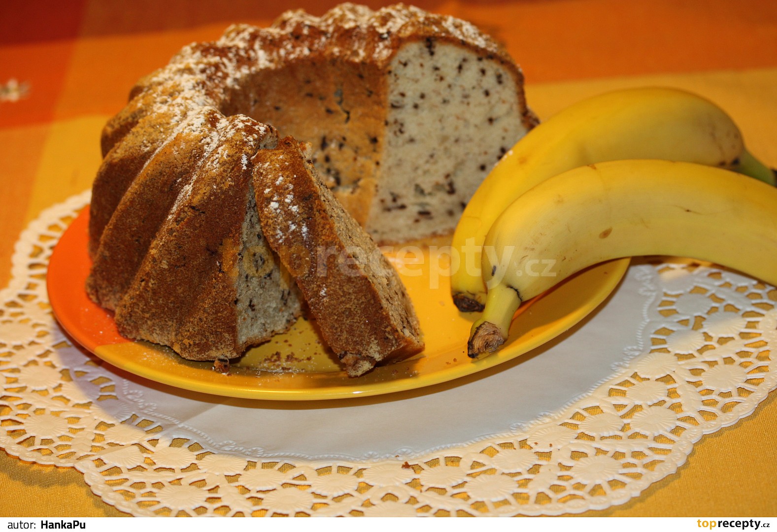 Banánová bábovka recept - TopRecepty.cz