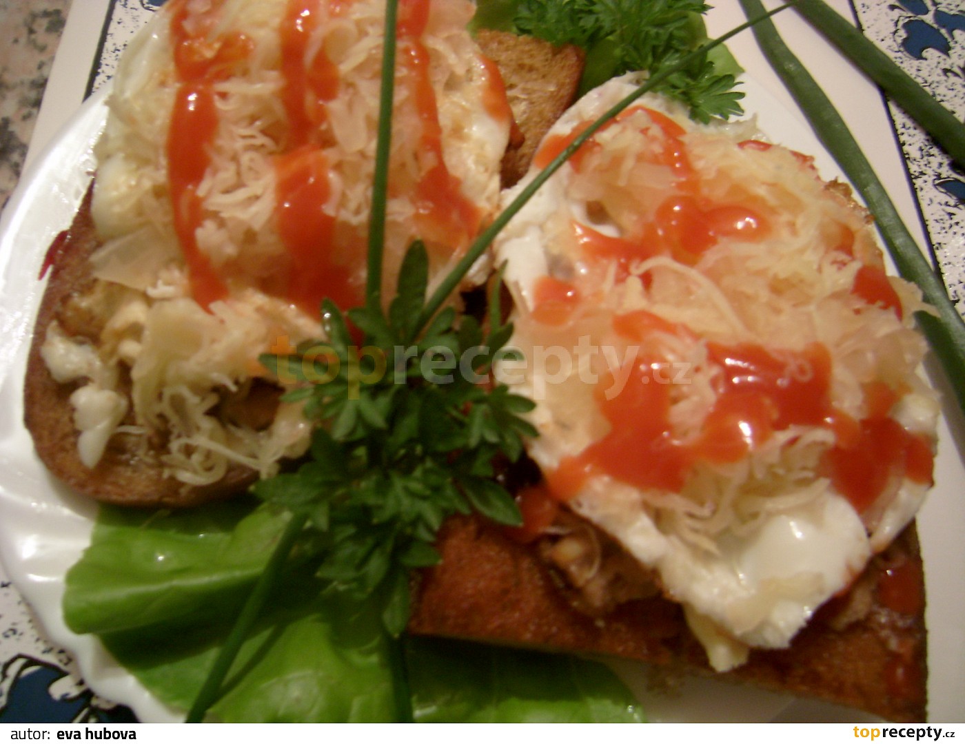 Pytlácká topinka recept - TopRecepty.cz