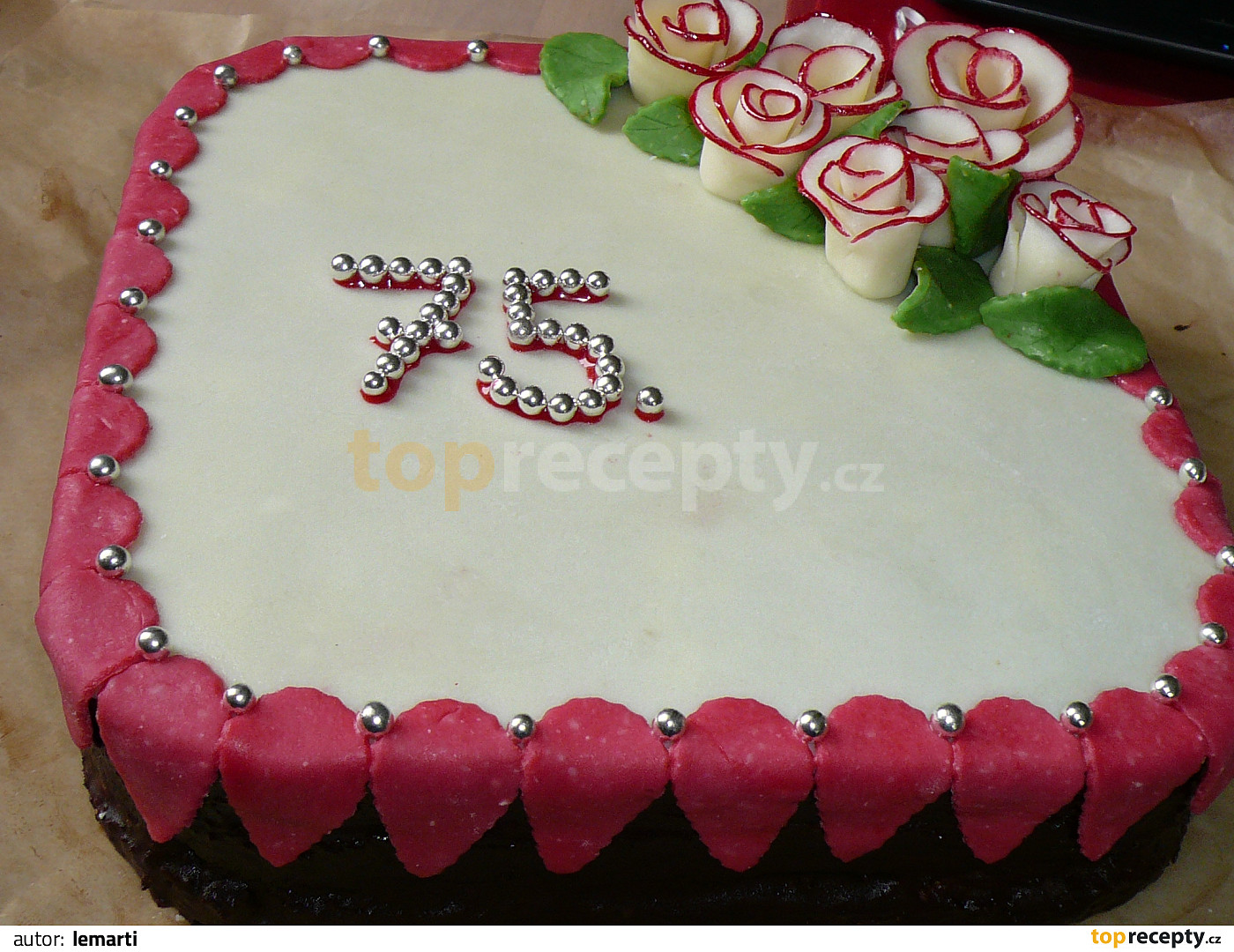 Dort k narozeninám 75 recept - TopRecepty.cz