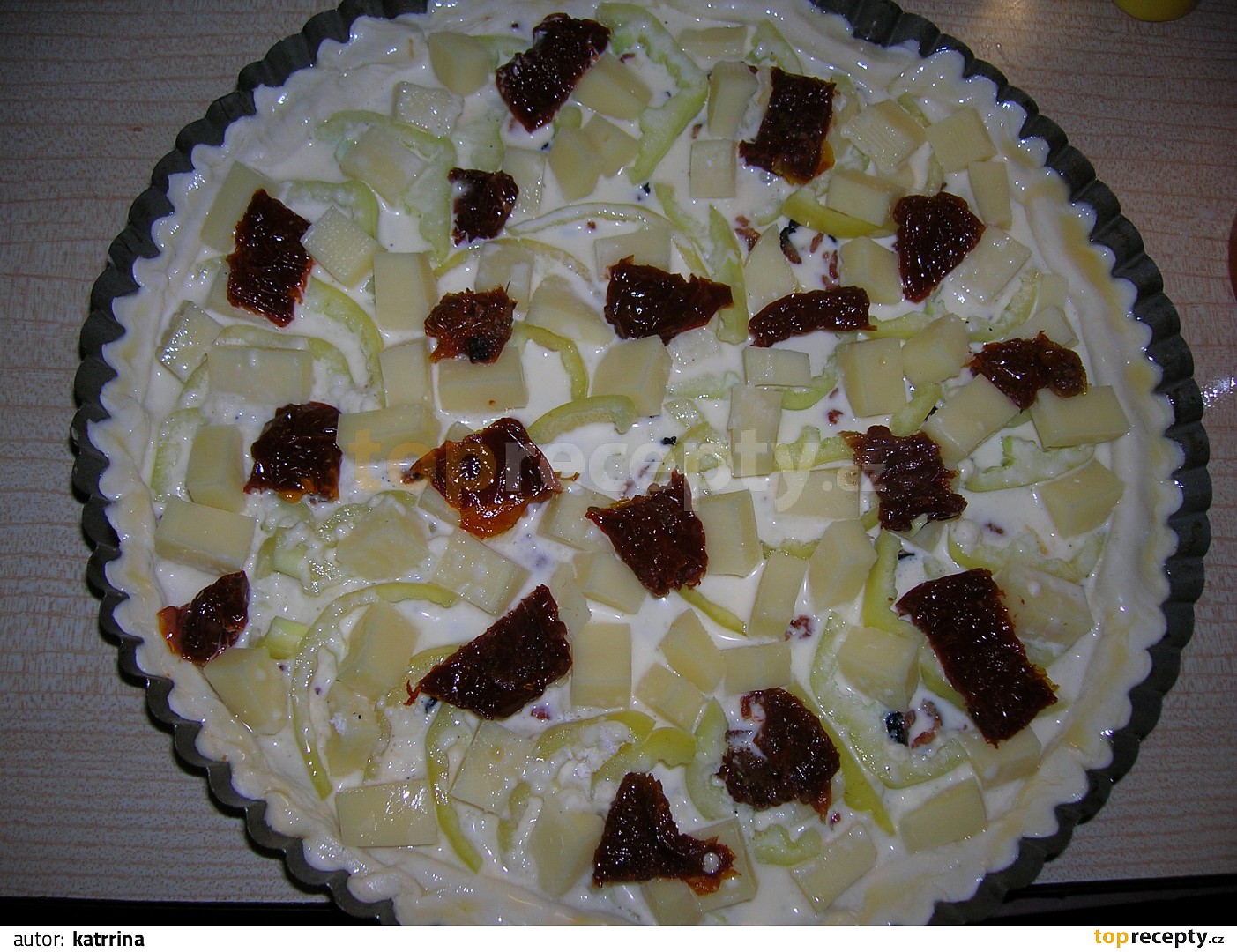 Kačenky slaný koláč - TopRecepty.cz