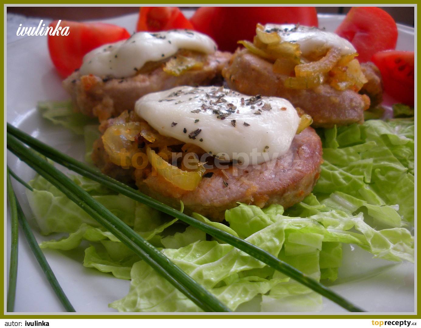 Medailonky z panenky s mozarellou recept - TopRecepty.cz