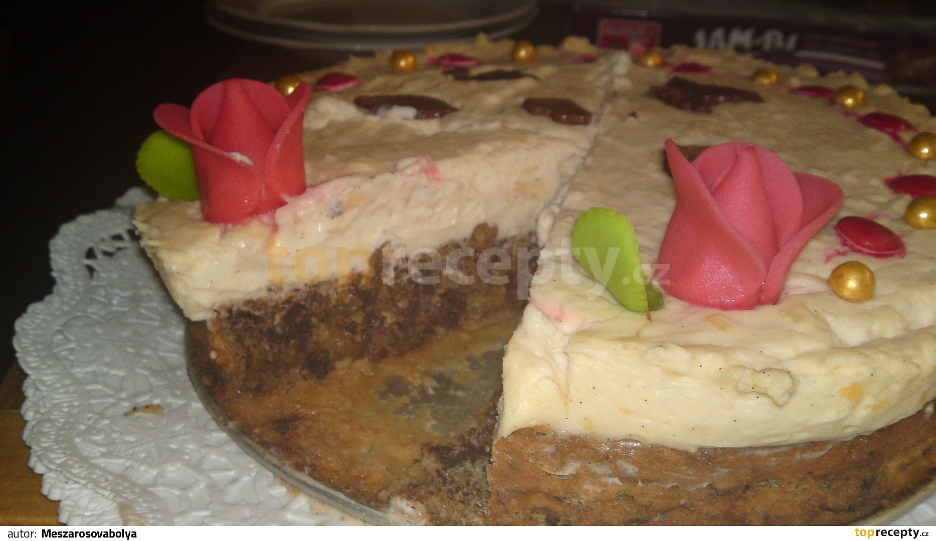 Židovský ořechovo-čokoládový dort pro pány recept - TopRecepty.cz