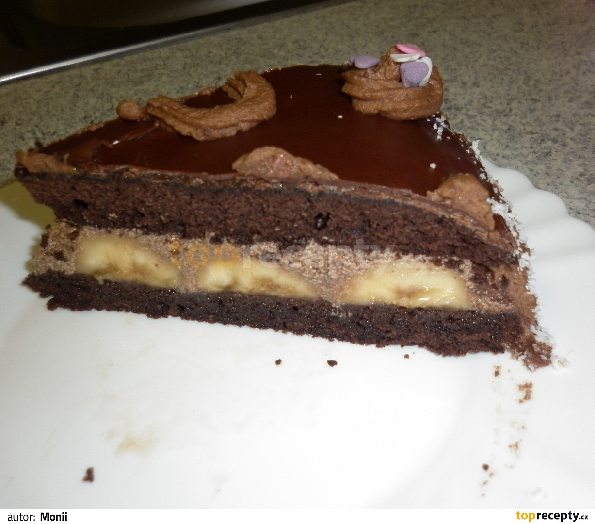 Kubánský banánový dort - TopRecepty.cz