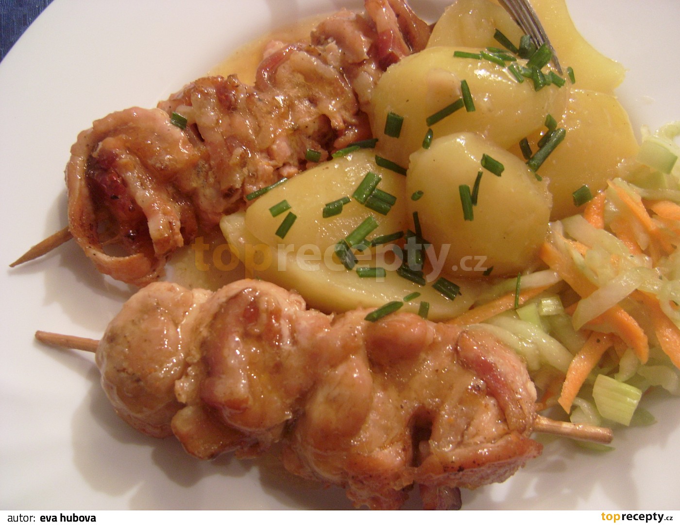 Drůbeží rolované špízy - TopRecepty.cz