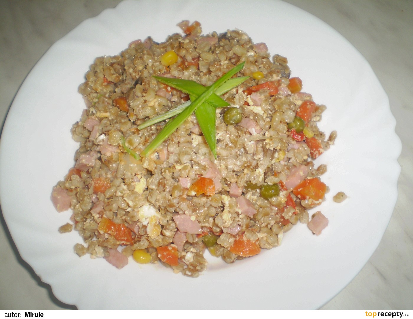 Kroupy se zeleninou recept - TopRecepty.cz