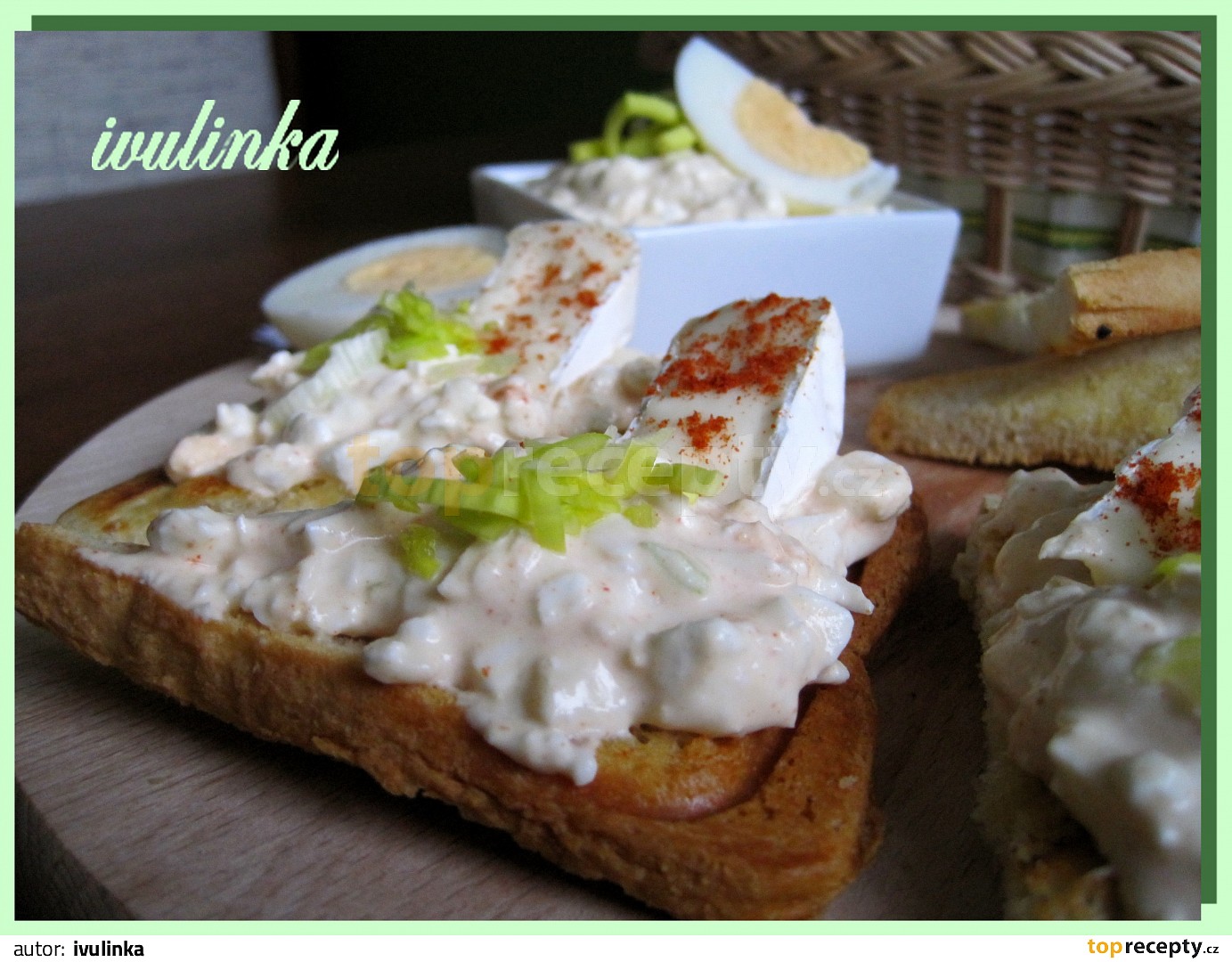 Cottage pomazánka s pórkem recept - TopRecepty.cz