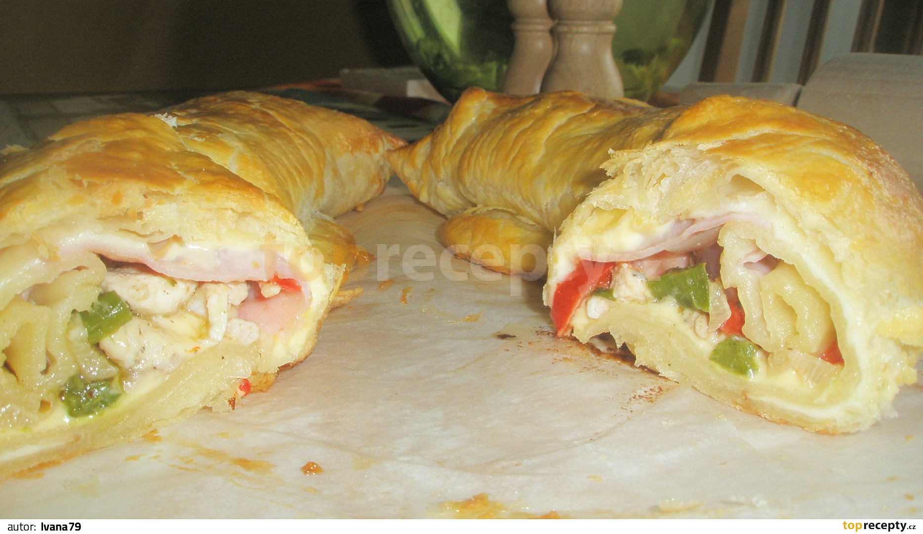 Pizza závin recept - TopRecepty.cz