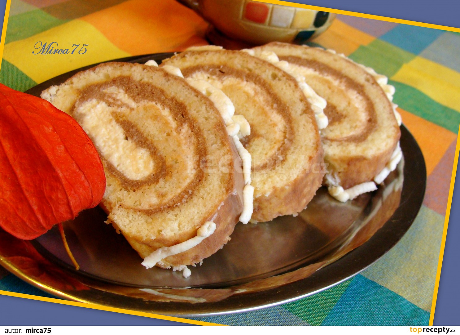 Bílková roláda s dvojí náplní - TopRecepty.cz